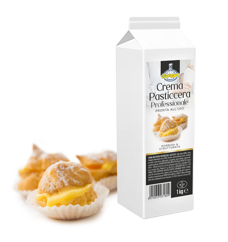 Professional Pastry Cream - Eurovo Service